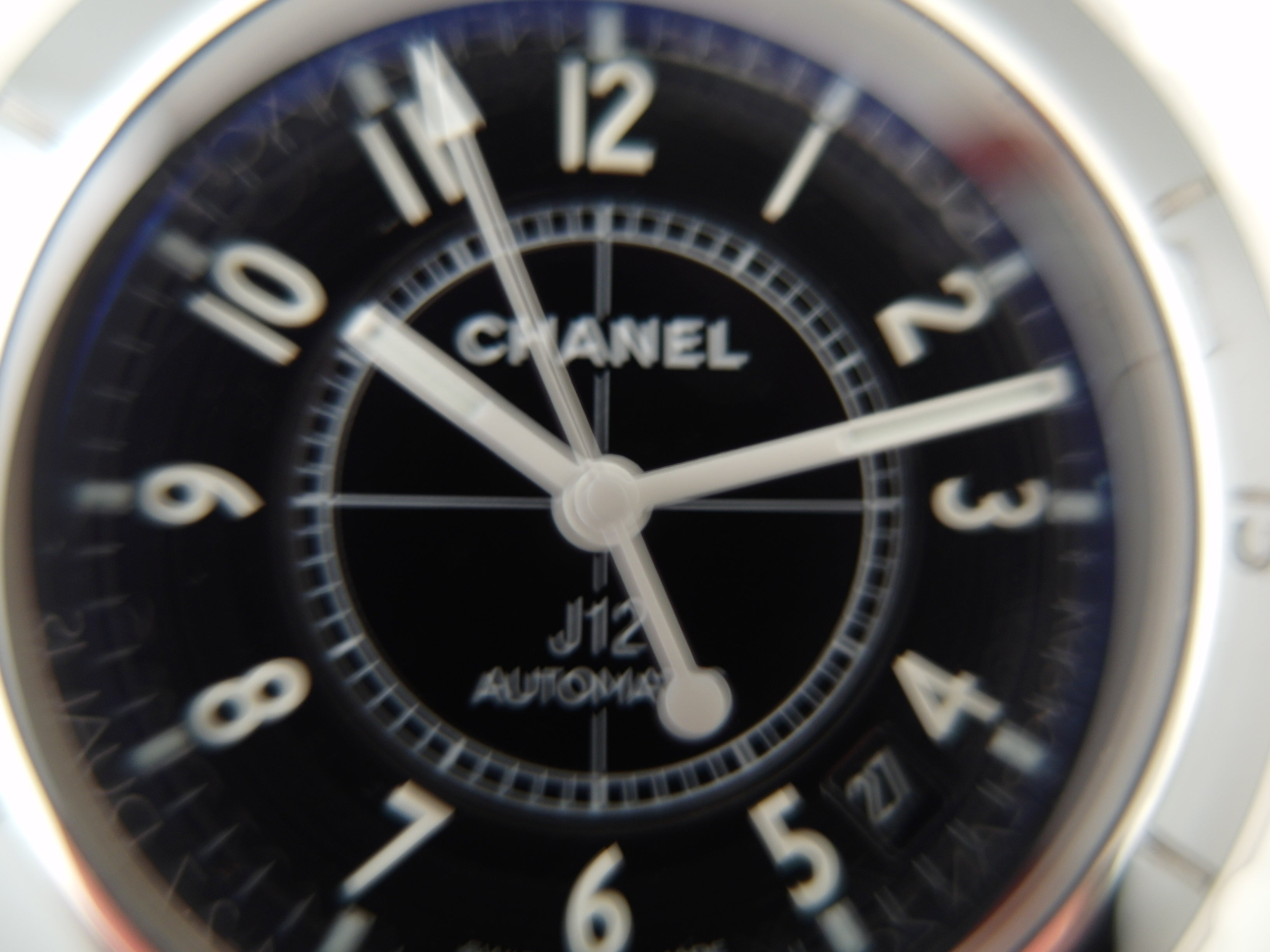Chanel J12 (full set: papers, box) Automatic Black Ceramic 38 mm H0684 ...