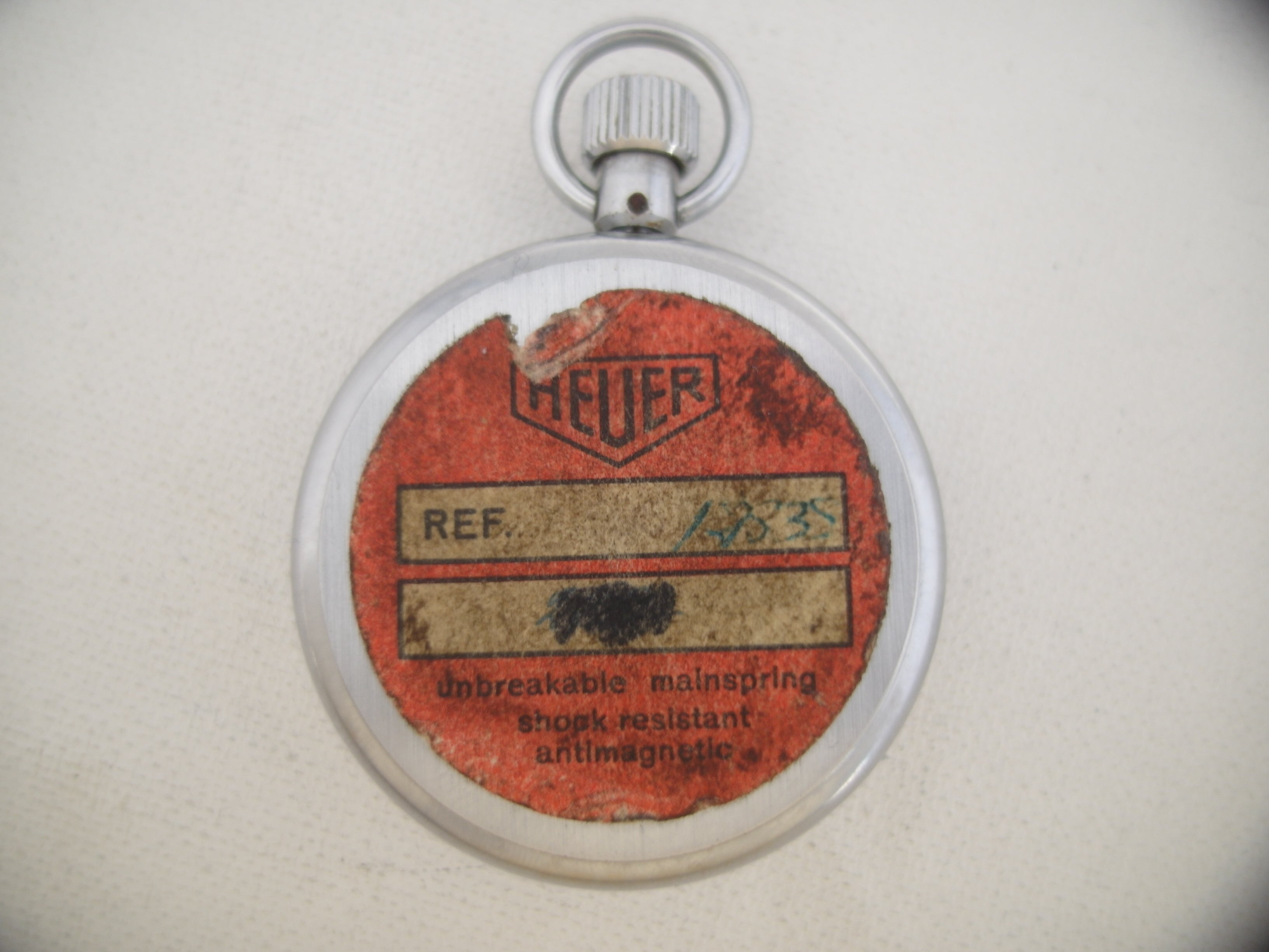 Heuer Trackmate 1/5 Stop watch 60 sec. 30 min. cal 411 HLSA VTGwatch ...