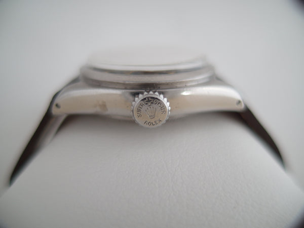 Rolex rare black dial Oyster Precision all original with date 6066 ...