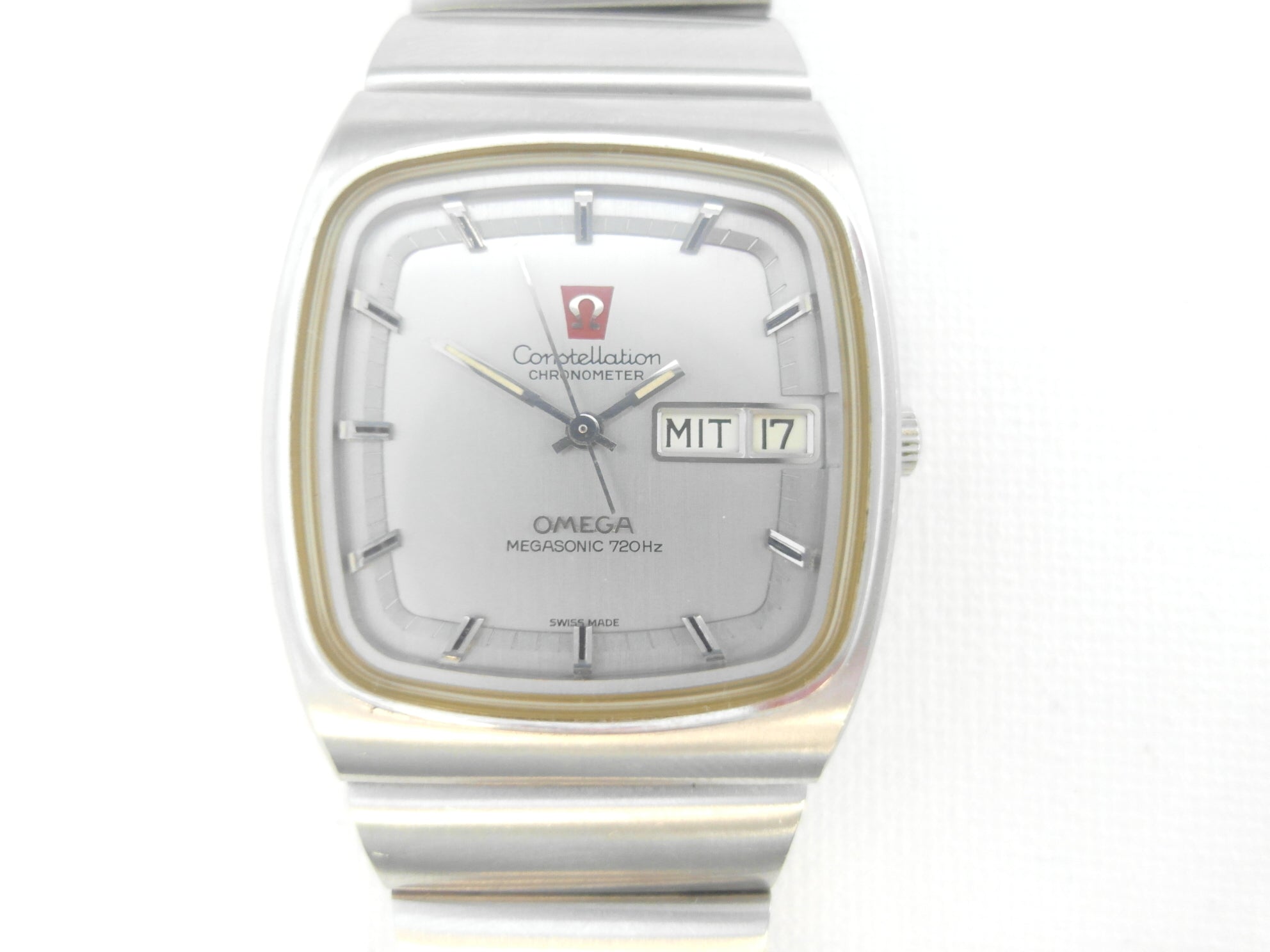 Omega Constellation Megasonic 720 Hz Chronometer Day Date caliber 1230 ...