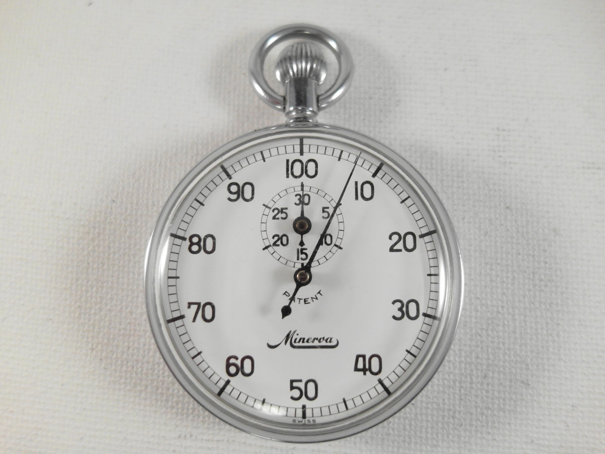 Minerva Stopwatch vintage stop watch 100 seconds VTGwatch offer Swiss ...