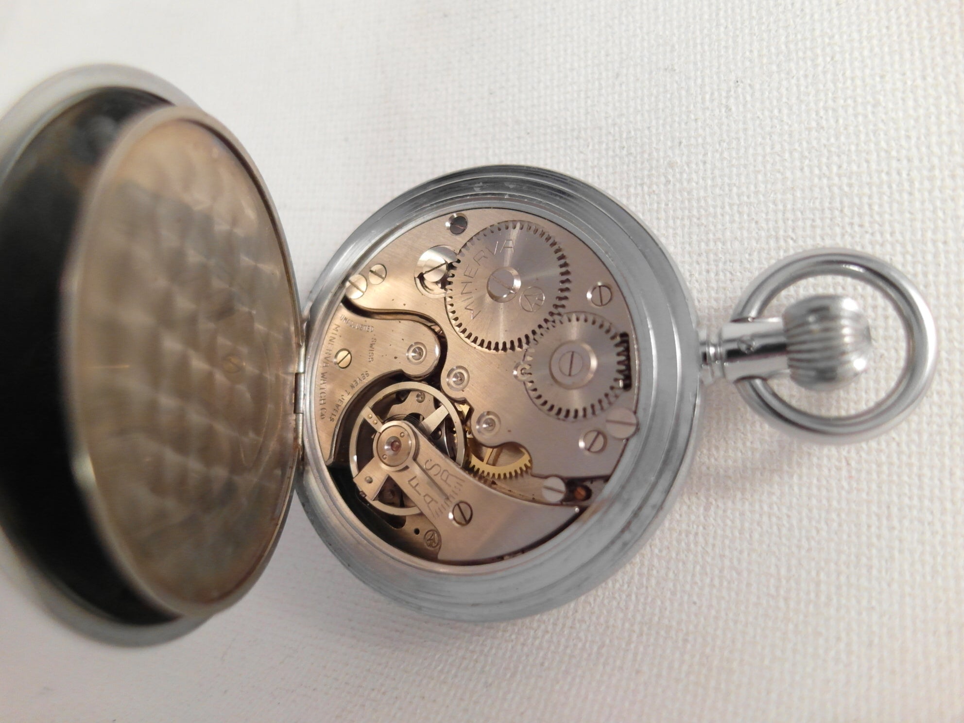 Minerva Stopwatch vintage stop watch 100 seconds VTGwatch offer Swiss ...