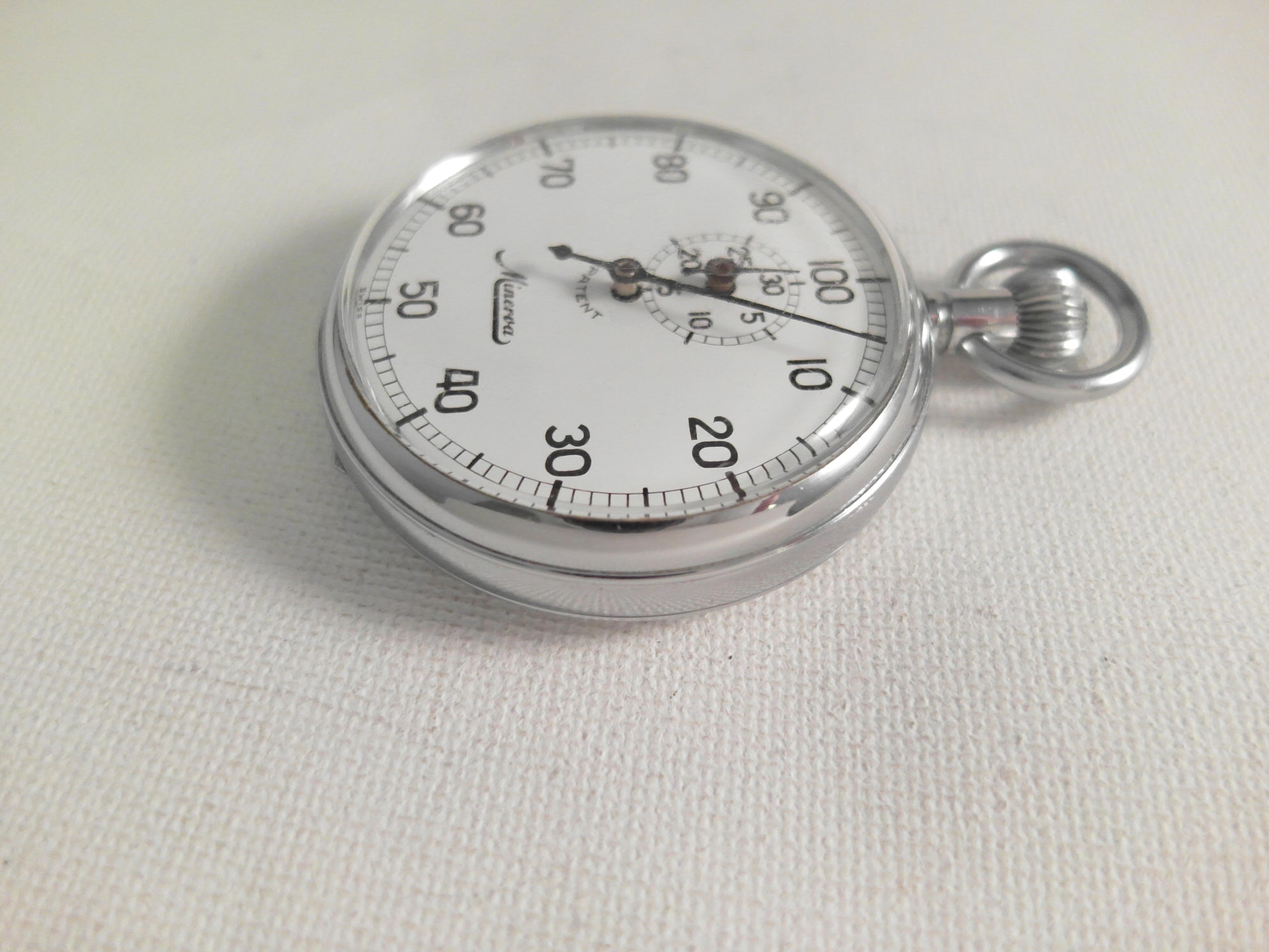 Minerva Stopwatch vintage stop watch 100 seconds VTGwatch offer Swiss ...