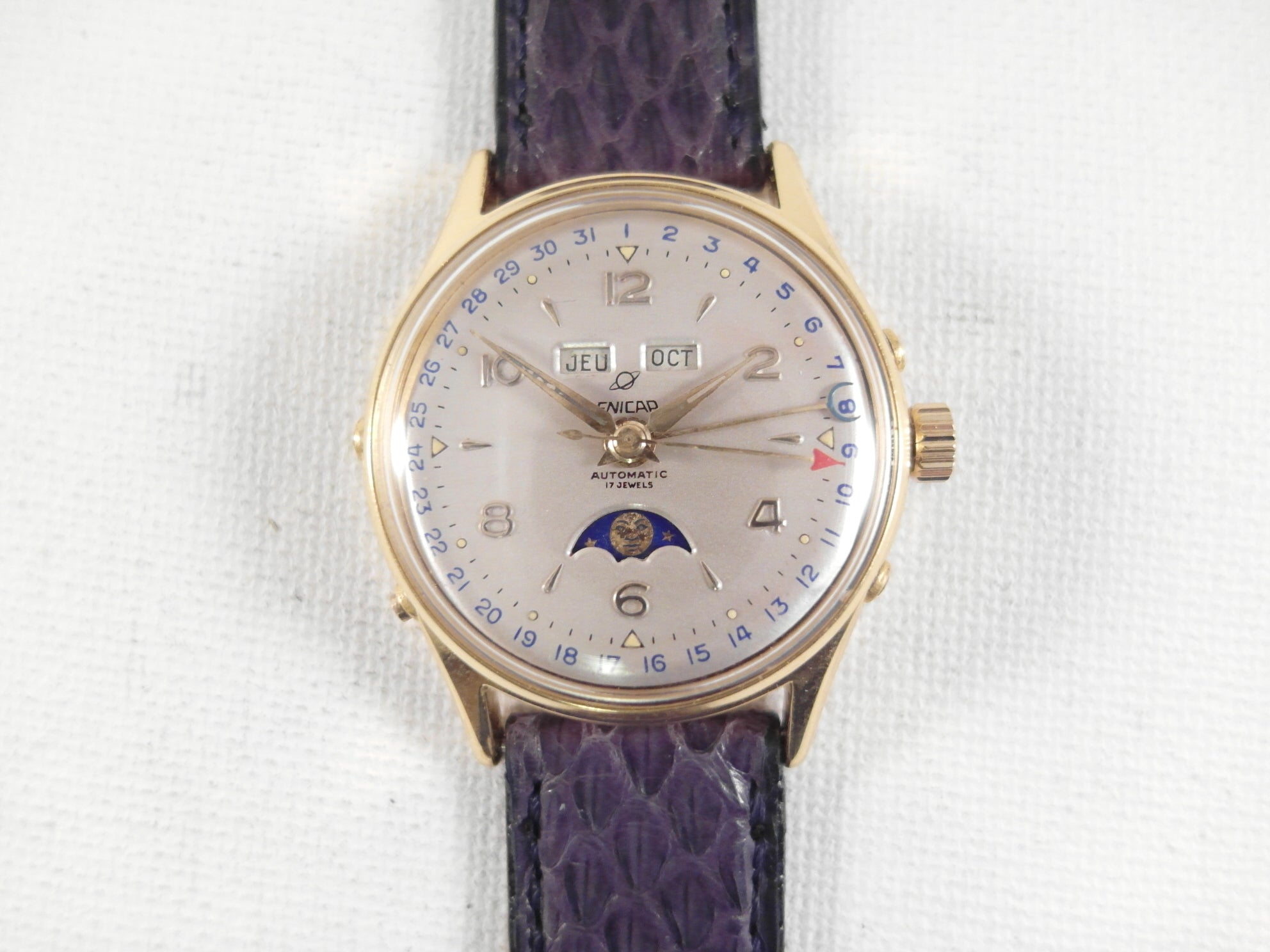 Enicar FELSA 693 Bidynator Automatic Day Date Month Moon 132 VTGwatch ...